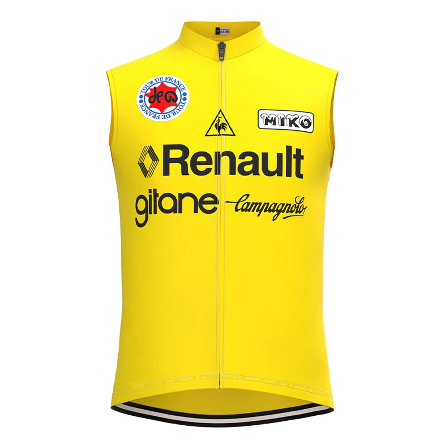 Renault gitane Yellow Retro MTB Cycling Vest – Retrobiky®